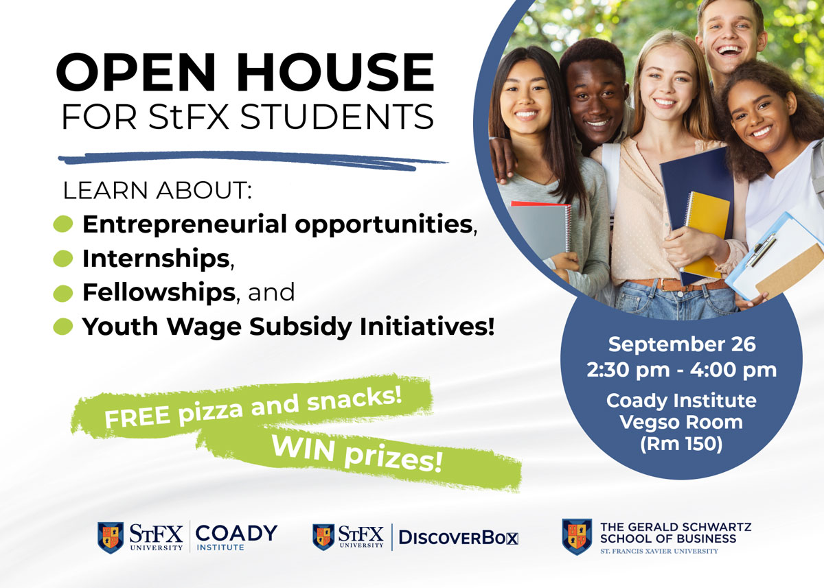 Open House for StFX Students - Coady Institute